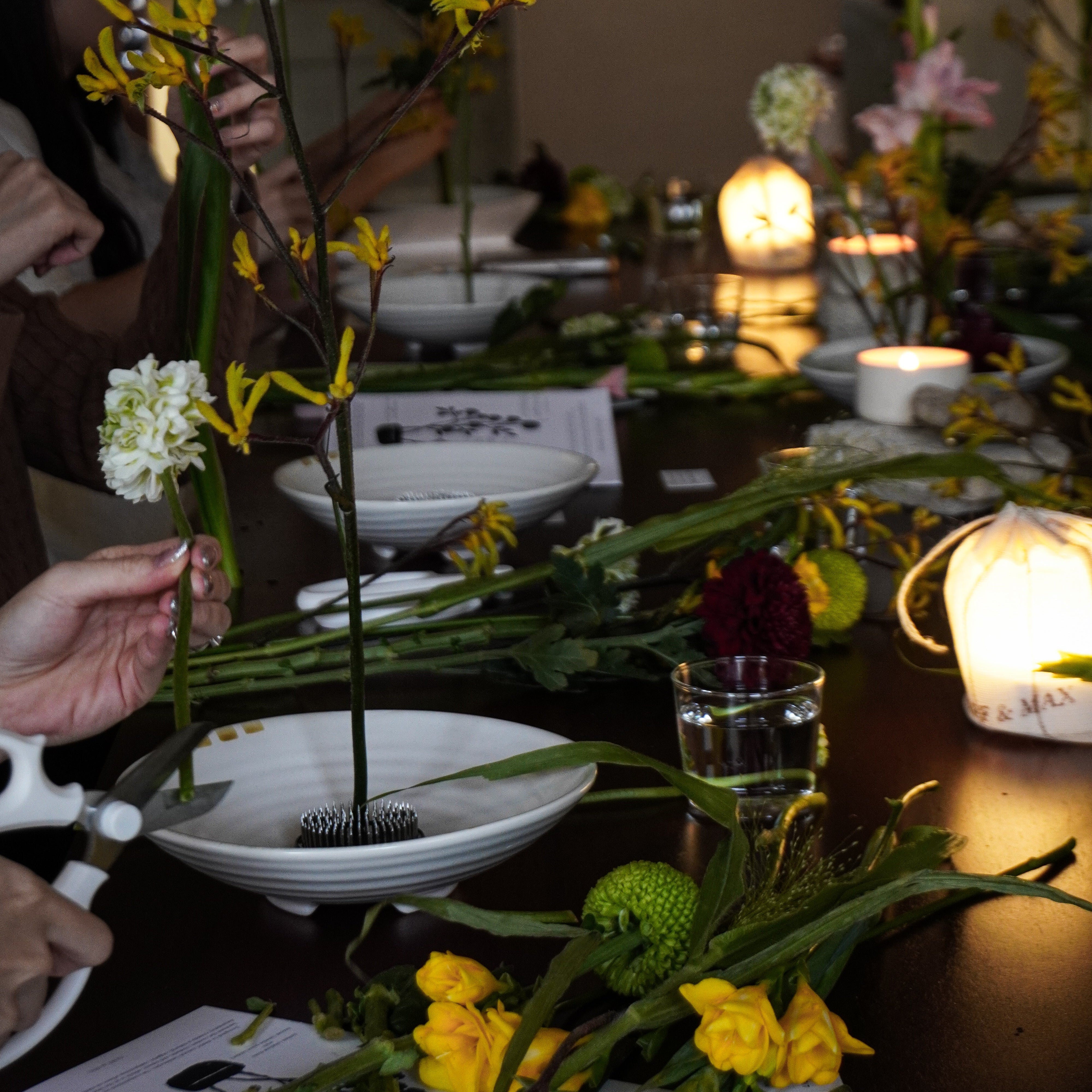 Ikebana with Tea – Cliff & Max