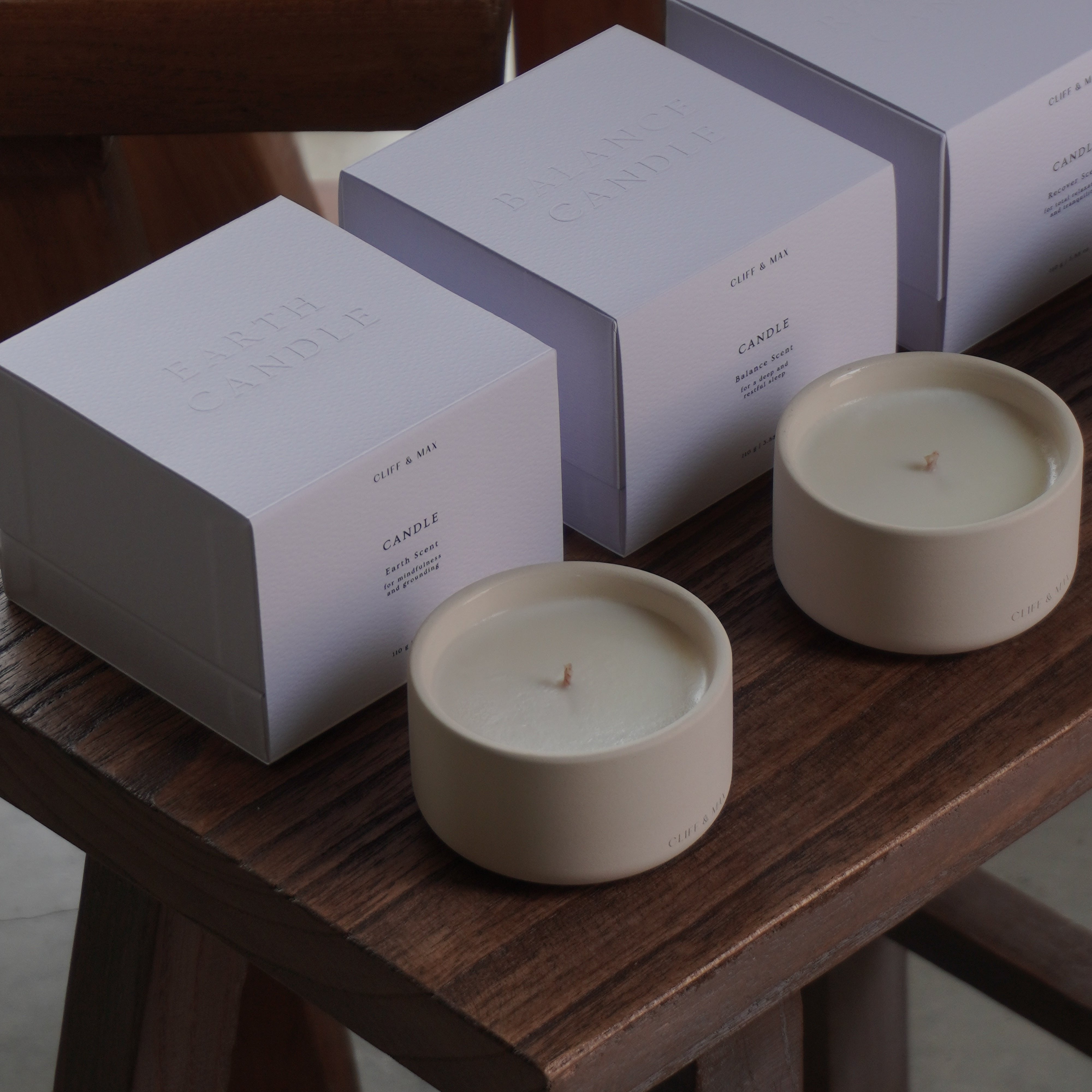 Balance Candle – Cliff & Max